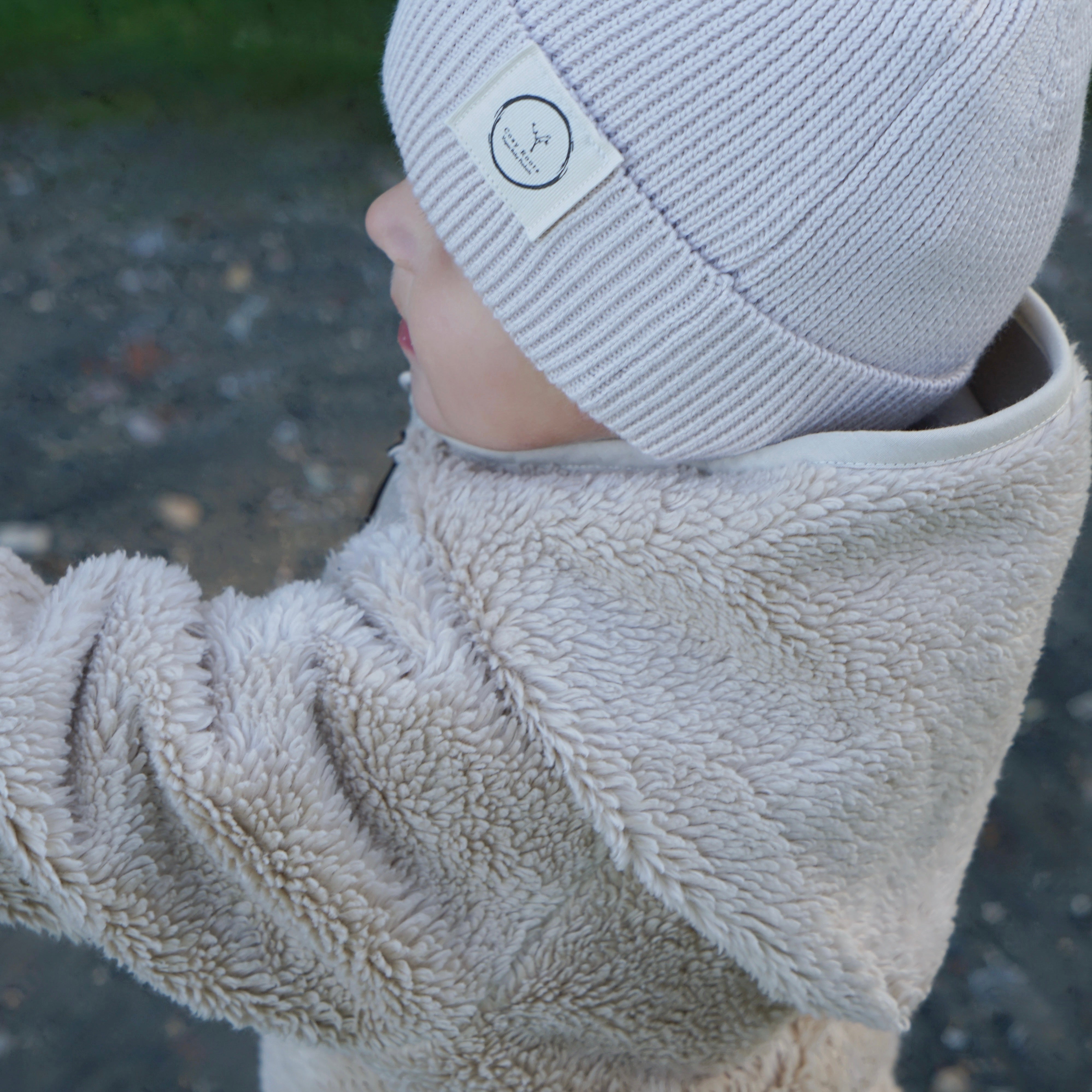 Organic Teddy Jacket - Cream – Cosy Roots GmbH