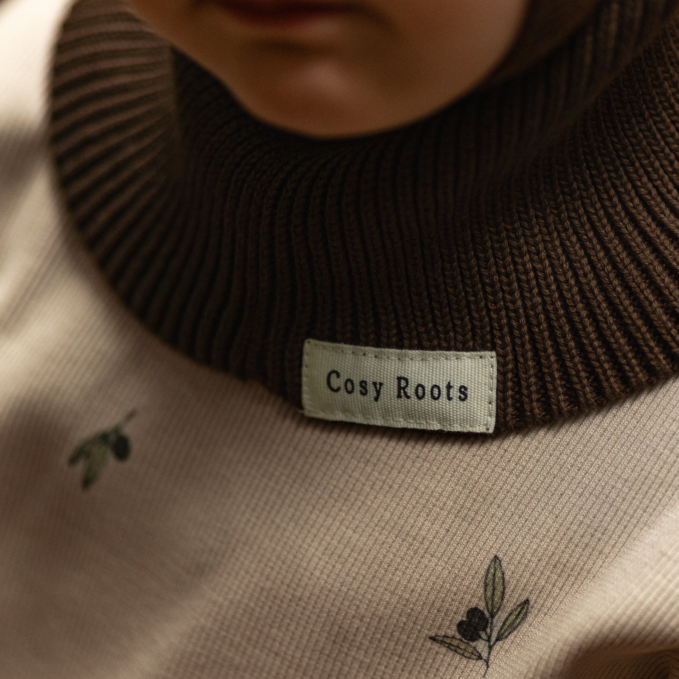 Organic Knit Balaclava - Chocolate Brown – Cosy Roots GmbH